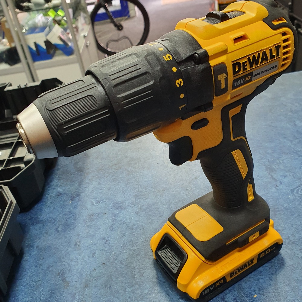 Pre-owned Dewalt DeWalt DCD778D2T Cordless Combi Drill Set and DCF815 ...